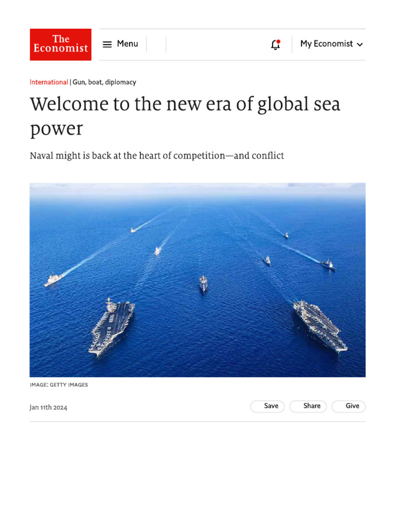 Welcome To A New Era of Global Sea Power | PDF