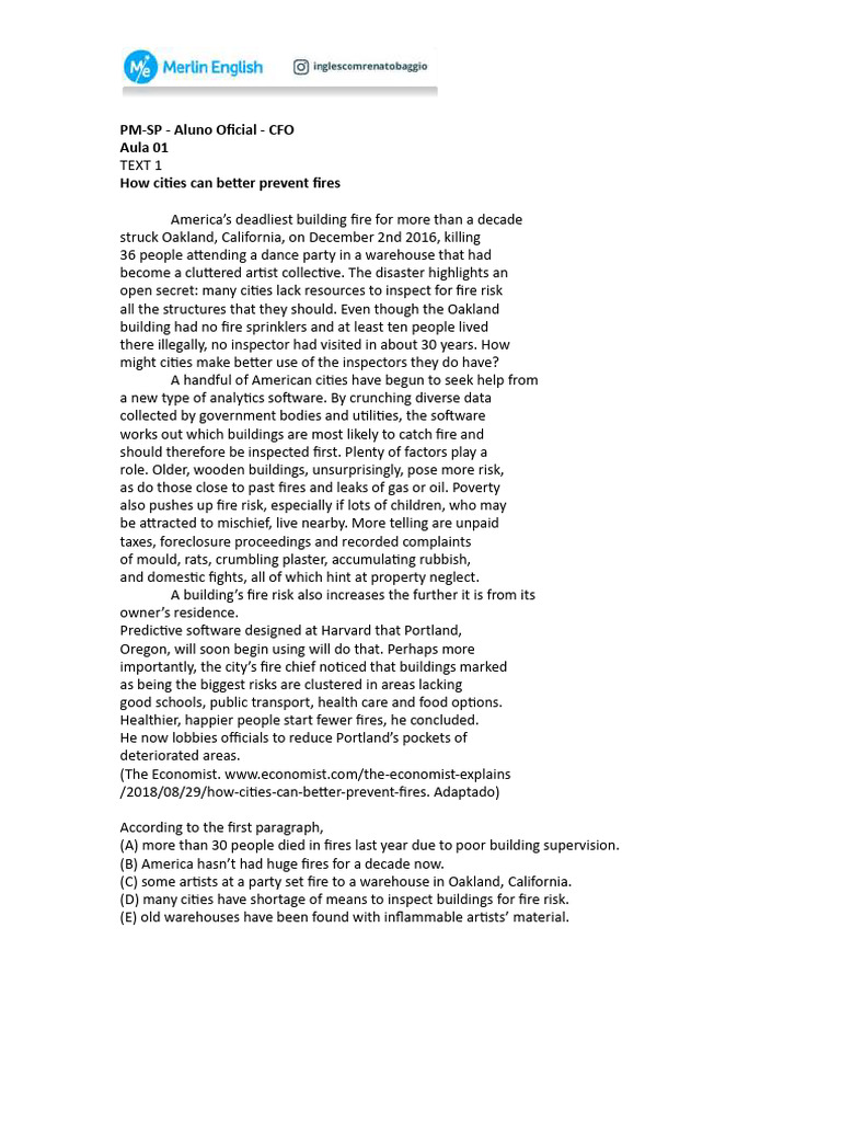 Ingles Pm Sp Cfo 2018 | PDF | Police | Police Officer