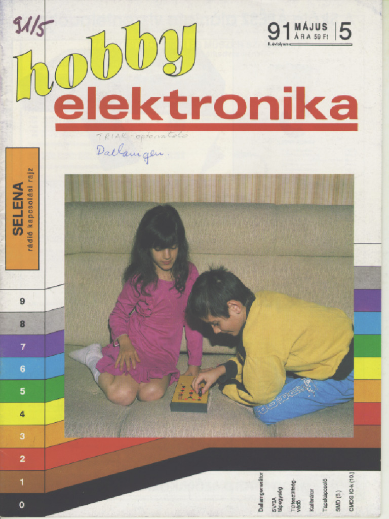 Magazine Named Hobby Elektronika 1991 - May | PDF