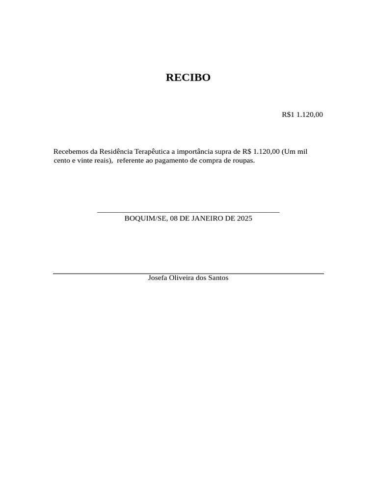 19 Modelo de Recibo | PDF