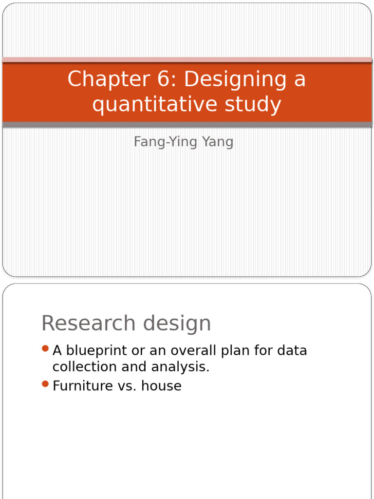 Quantitative Research Design Guide | PDF | English Language | Quantitative Research