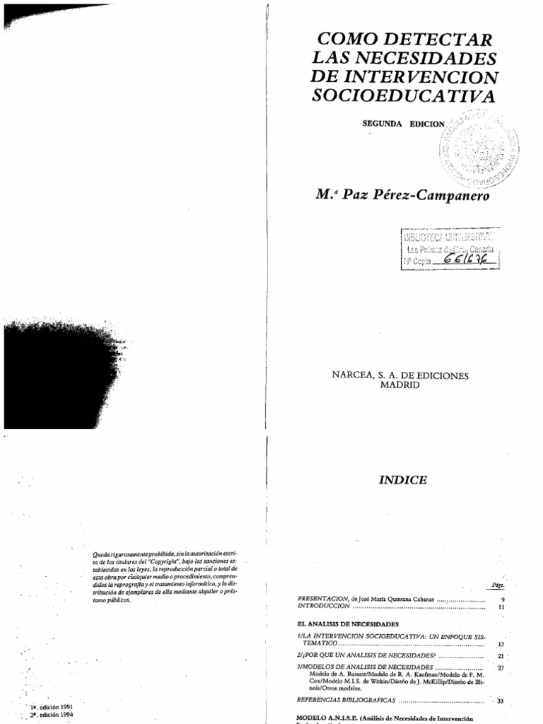 ANISE - Pérez Campanero | PDF