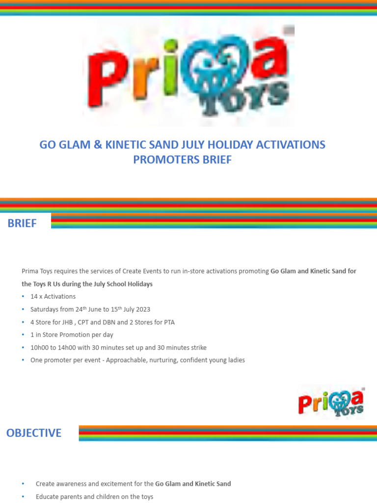 Prima - Kinetic Sand and Go Glam Staff Brief | PDF | Nail (Anatomy ...