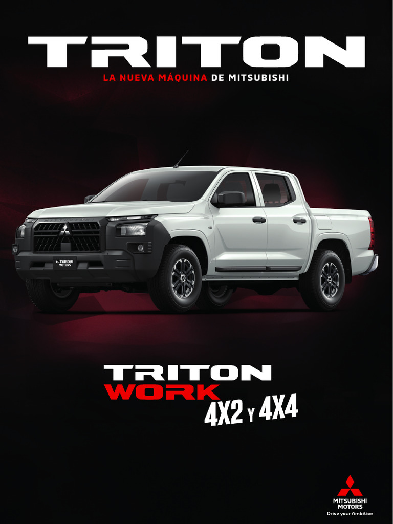 Mitsubishi Triton Work 4x2: Especificaciones | PDF | Airbag | Tracción ...