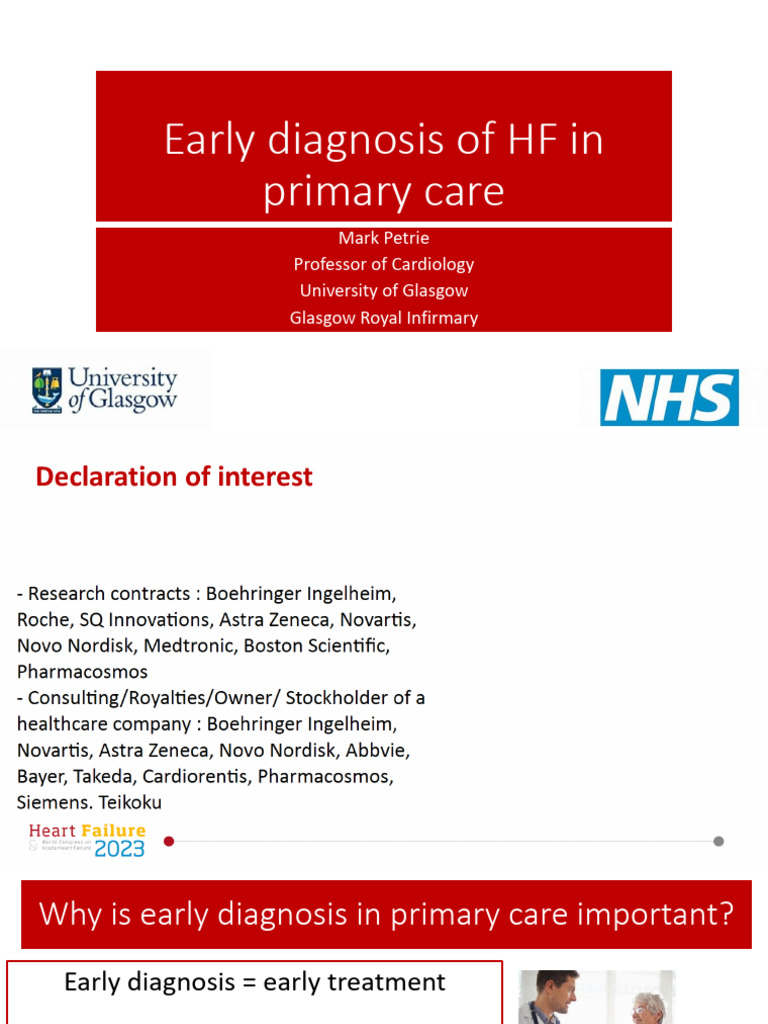Slide ESC 2024_Early diagnosis HFpEF in primary care | PDF | Heart ...
