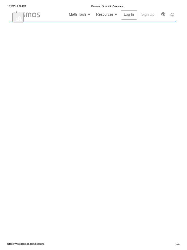 Desmos Scientific Calculator Overview | PDF