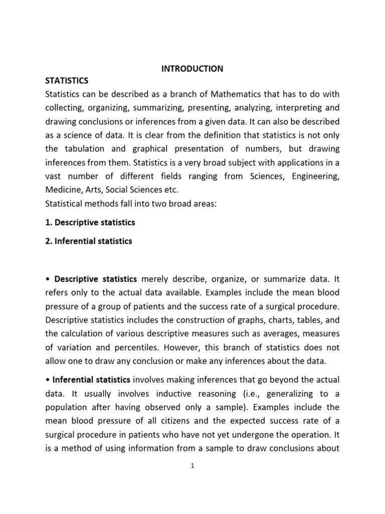 Note 1 | PDF | Statistics | Survey Methodology