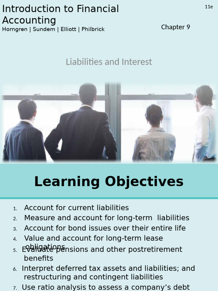 Horngren IFA 11e Ch09 | PDF | Bonds (Finance) | Payroll Tax