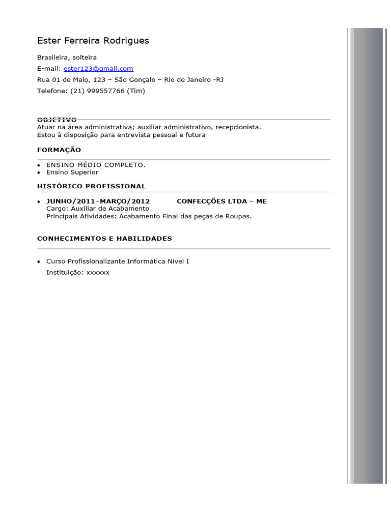 Curriculum Modelo | PDF