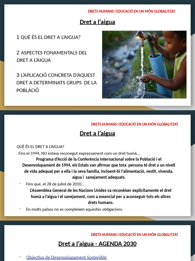 Dret A L'aigua | PDF