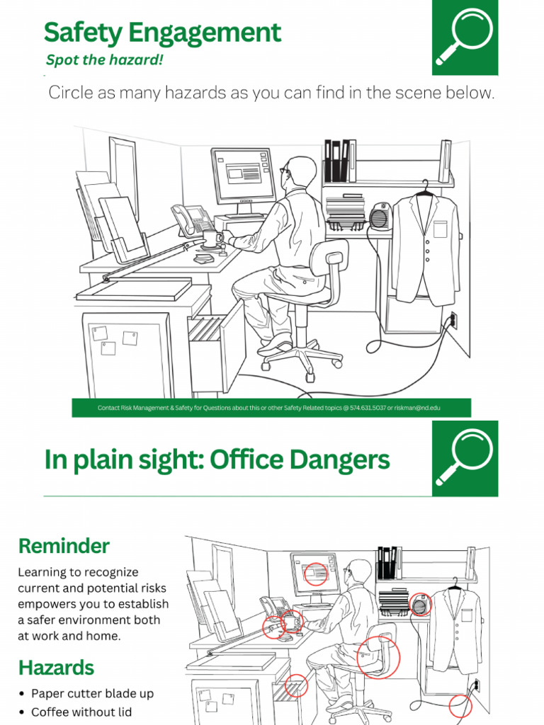 Spot The Hazard Activity | PDF