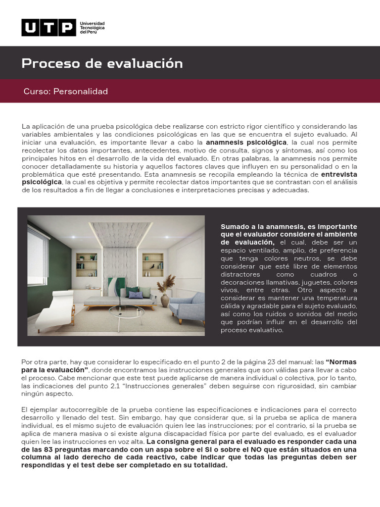 Semana+16 - Separ - Proceso de Evaluación Test EPQ-R | PDF | Sicología ...