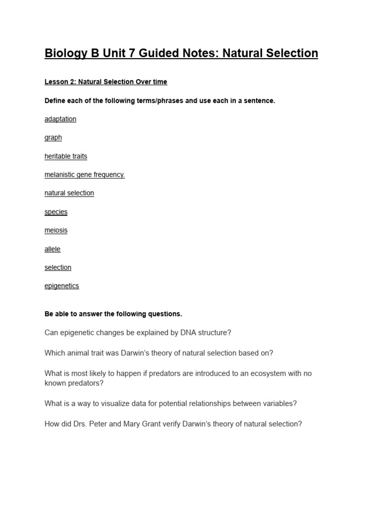 Natural Selection and Human Adaptations | PDF | Natural Selection ...