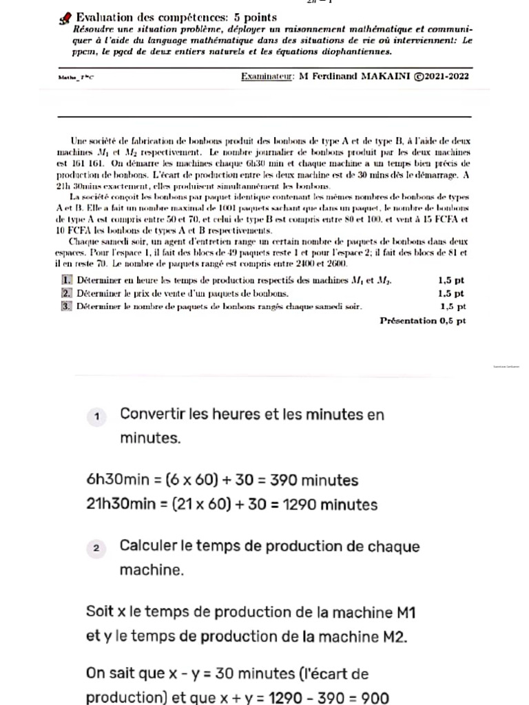 Corrigé Exo TC | PDF
