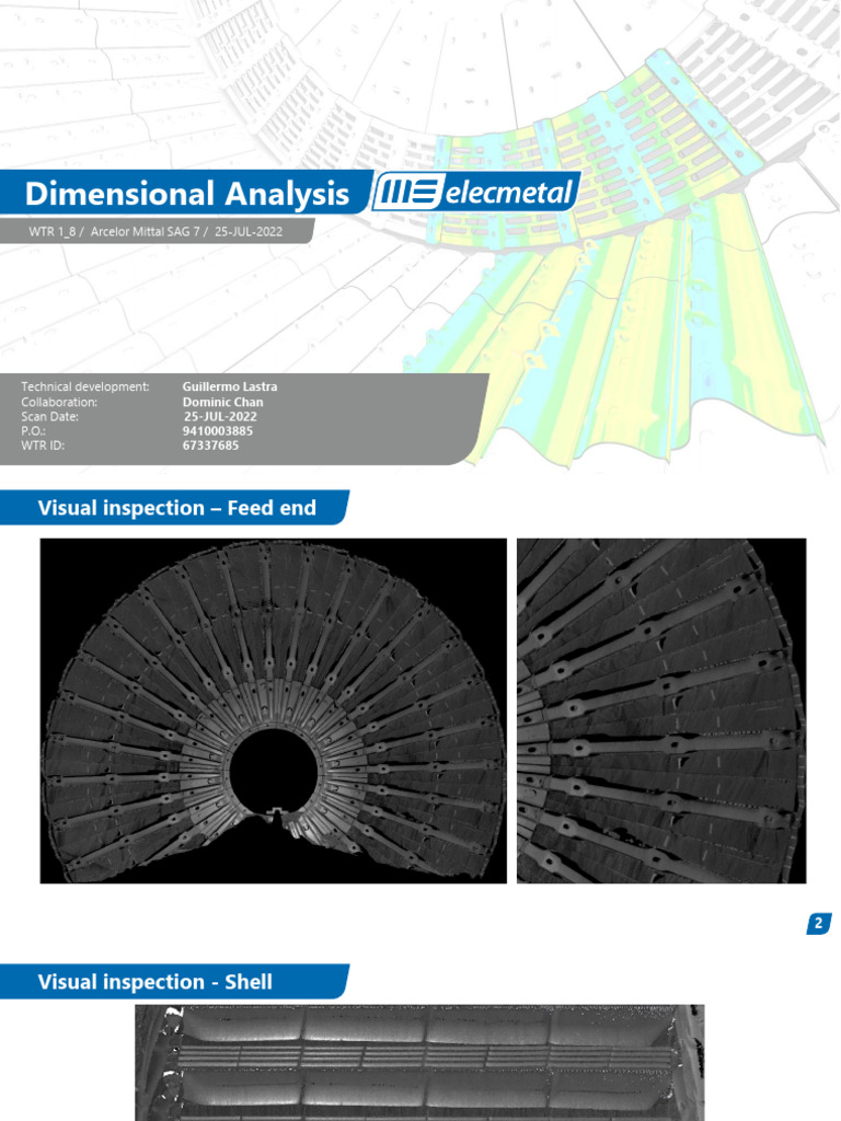 Composite Liner Wear Pattern WTR 1 8 Arcelor Mittal SAG 7 25 JUL | PDF