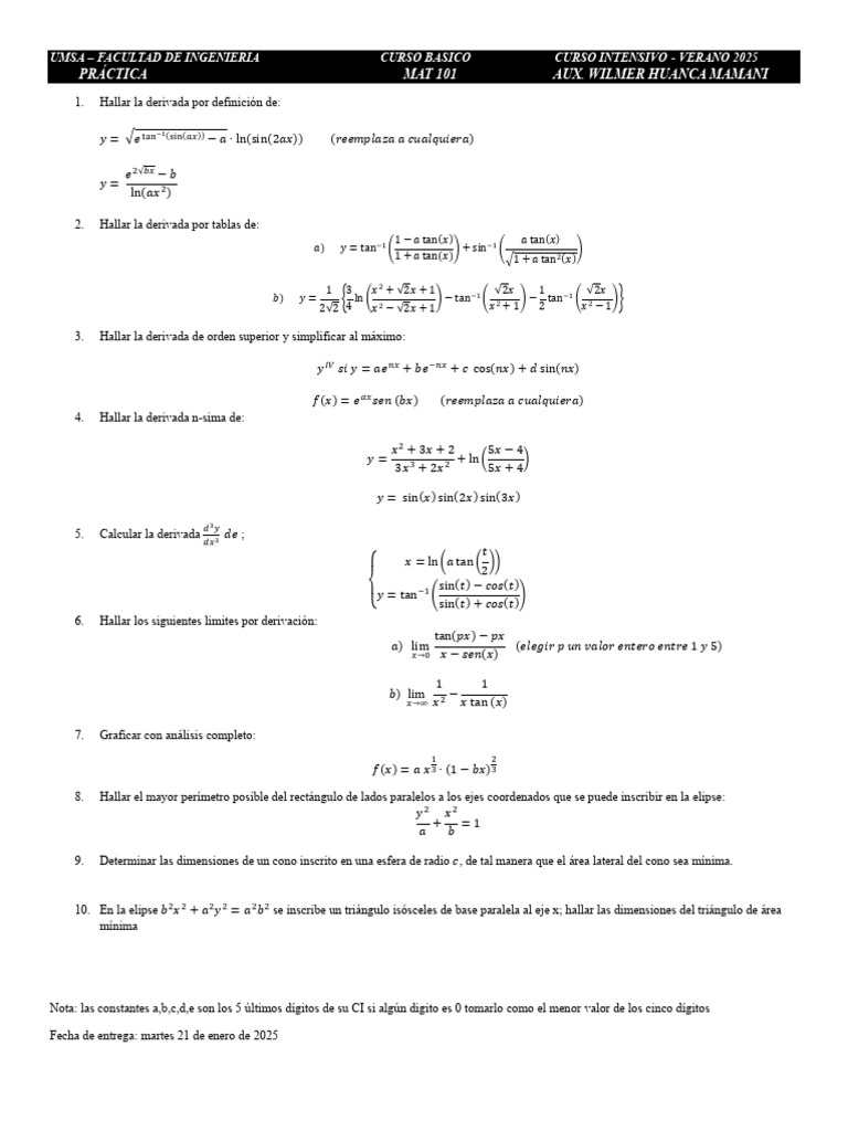 PRÁCTICA 2do | PDF | Elipse | Triángulo