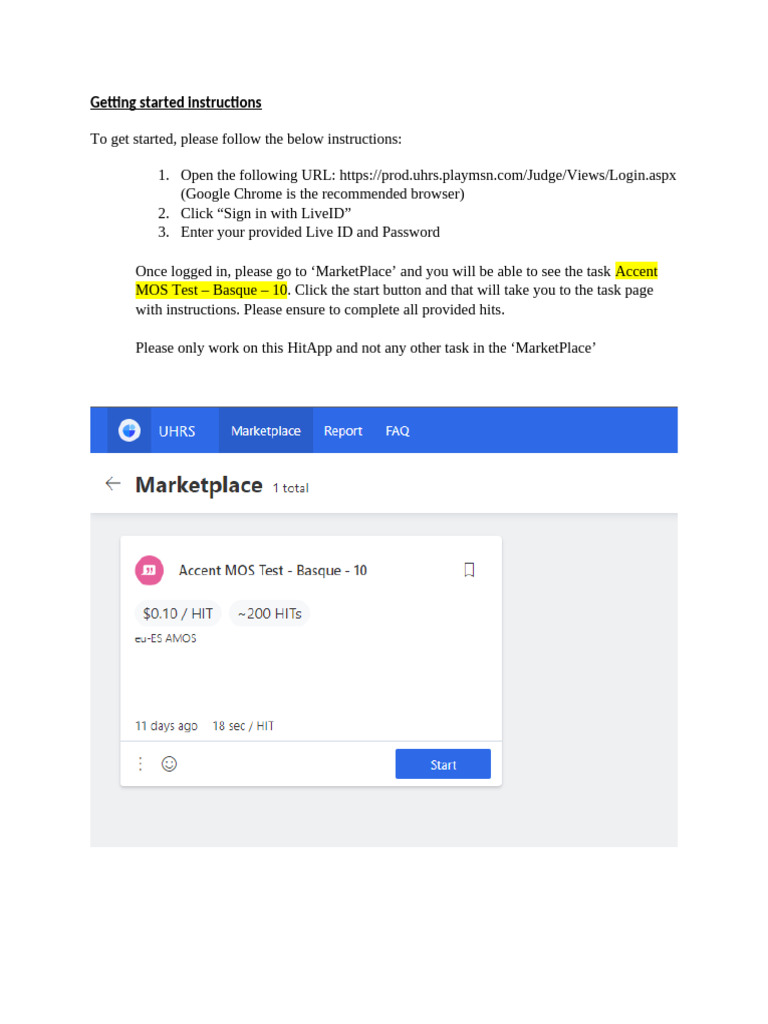 Accent MOS Test - Basque | PDF