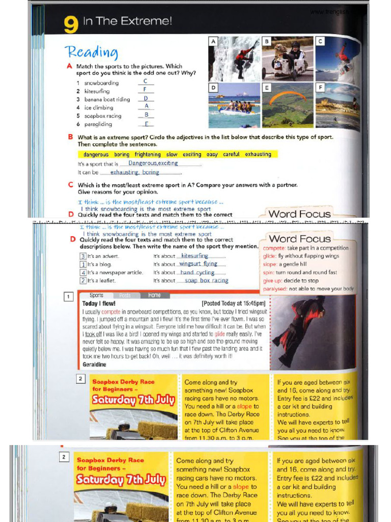 Reading U9 110-111 | PDF