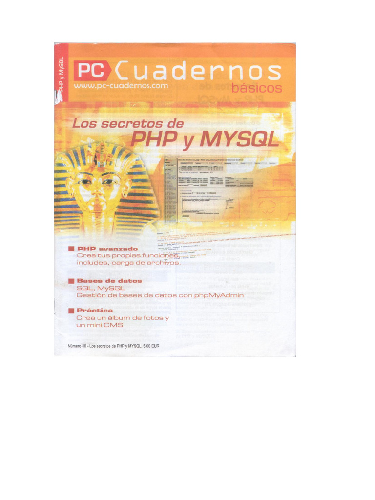 PC Cuadernos Básicos No. 30 - Los Secretos de PHP Y MYSQL | PDF