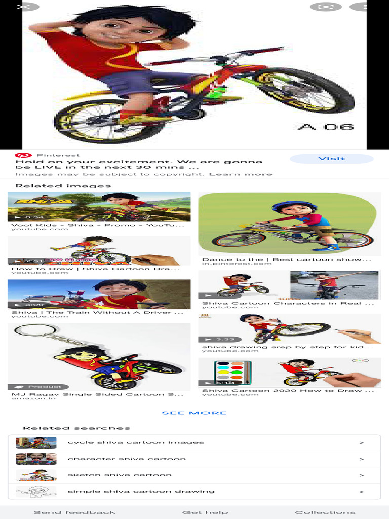 Shiva Cartoon Cycle Images Collection | PDF