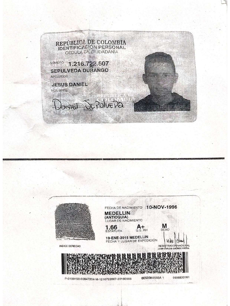 Cedula 150% Sepúlveda Durango Jesús Daniel | PDF