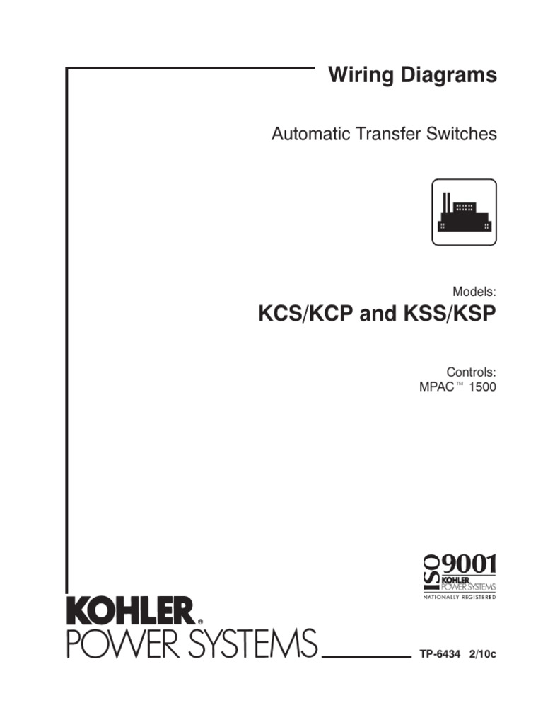 Kohler ATS Wiring Diagrams Guide | PDF