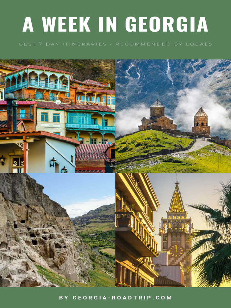 7-Day Georgia Travel Itineraries | PDF