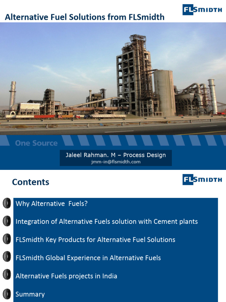 Flsmidth Alternative Fuel Solution | PDF | Fuels | Waste