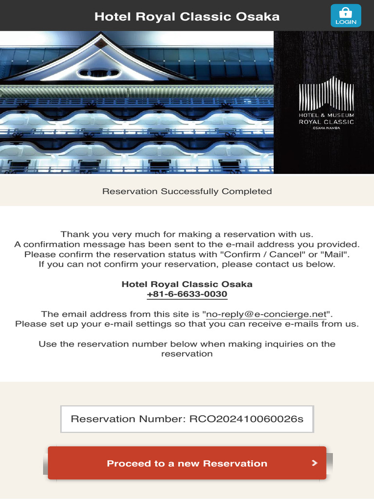 Hotel Reservation Confirmation | PDF