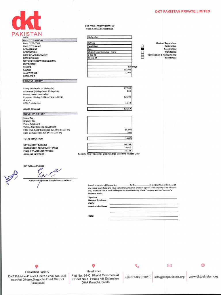 DKT184 Faisal Nasir - Full N Final | PDF