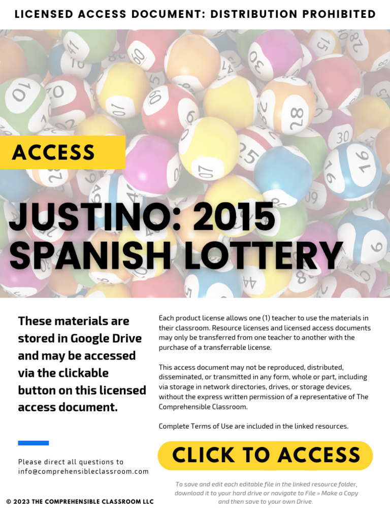 Justino La Loteria de Navidad 2015 1.0 | PDF