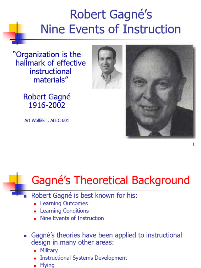 Gagné's Nine Events of Instruction Explained | PDF | Learning | Recall ...