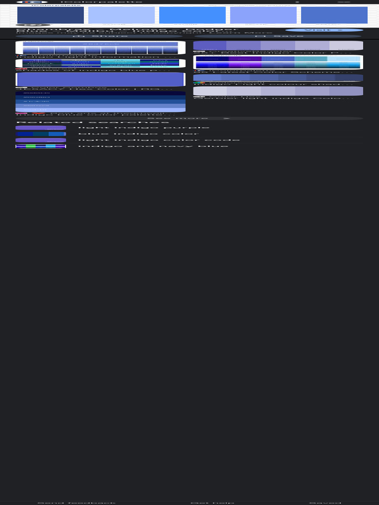 Indigo Blue Light Indigo Color - Google Search | PDF