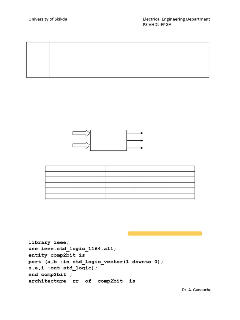 TP 02 VHDL | PDF | Computer Engineering | Electronic Engineering