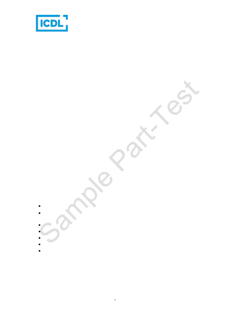 ICDL Online Essentials Sample Part-Test Practical Questions - Edge ...