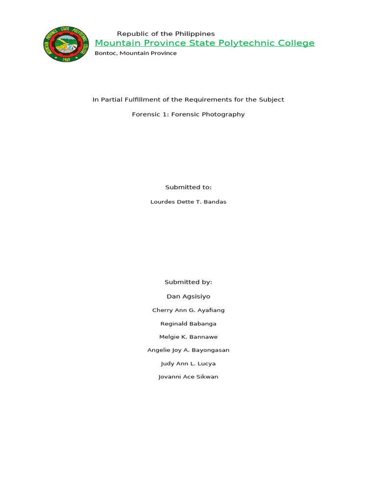 Forensic-Report-Front-page | PDF