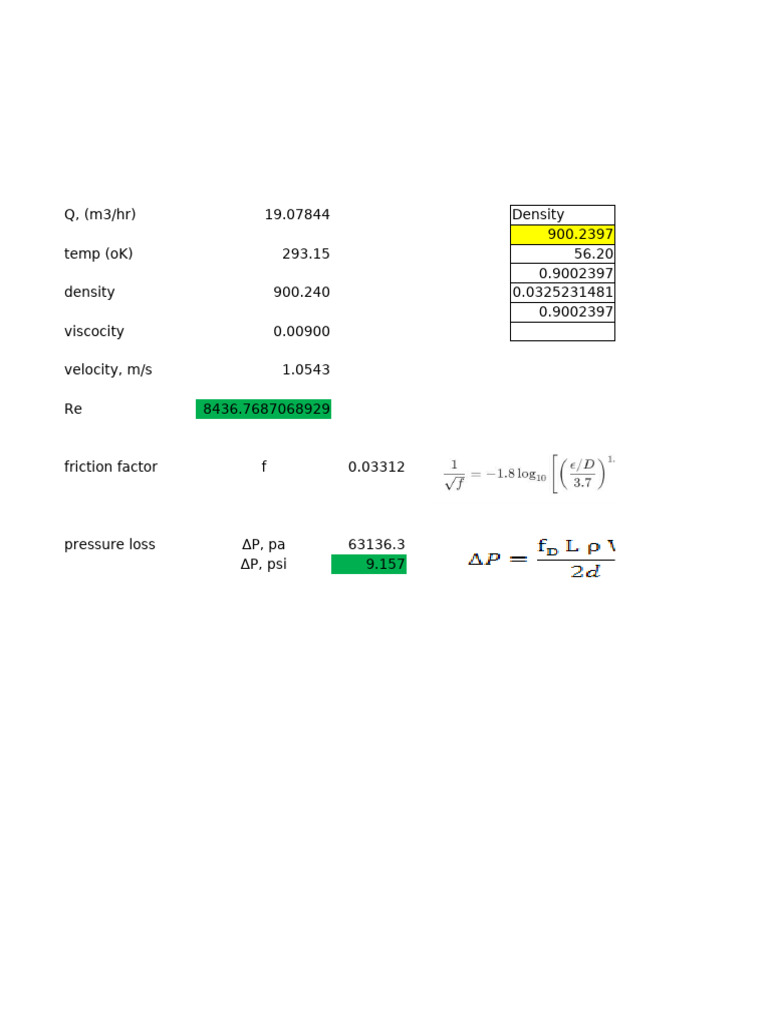 Equation | PDF | Viscosity | Valve
