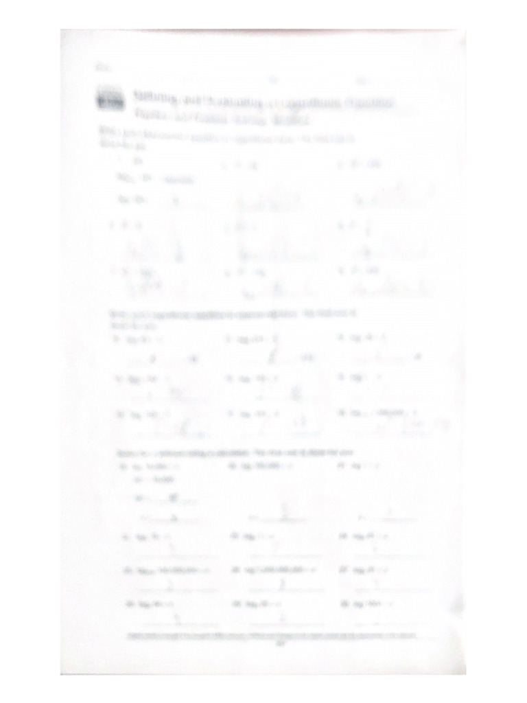 Graphing Logarithmic Functions 2 | PDF