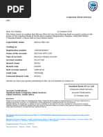STANDARD BANK Confirmation Letter | PDF