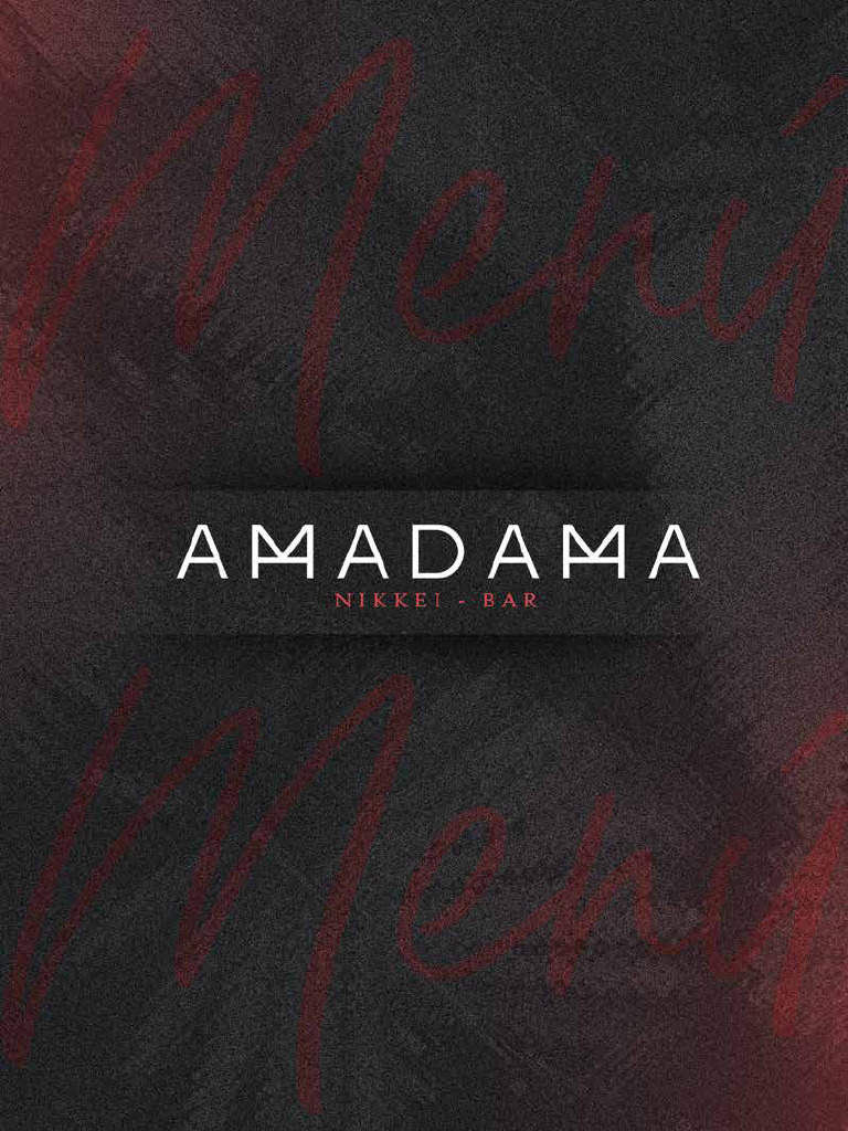 Menú Amadama 2024 | PDF