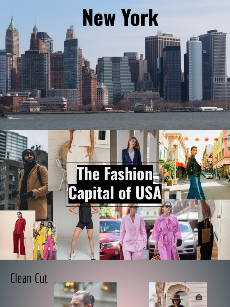 New York: USA's Fashion Capital | PDF
