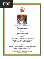 Traditional Ceremonies by Month | PDF | Zambia | Languages