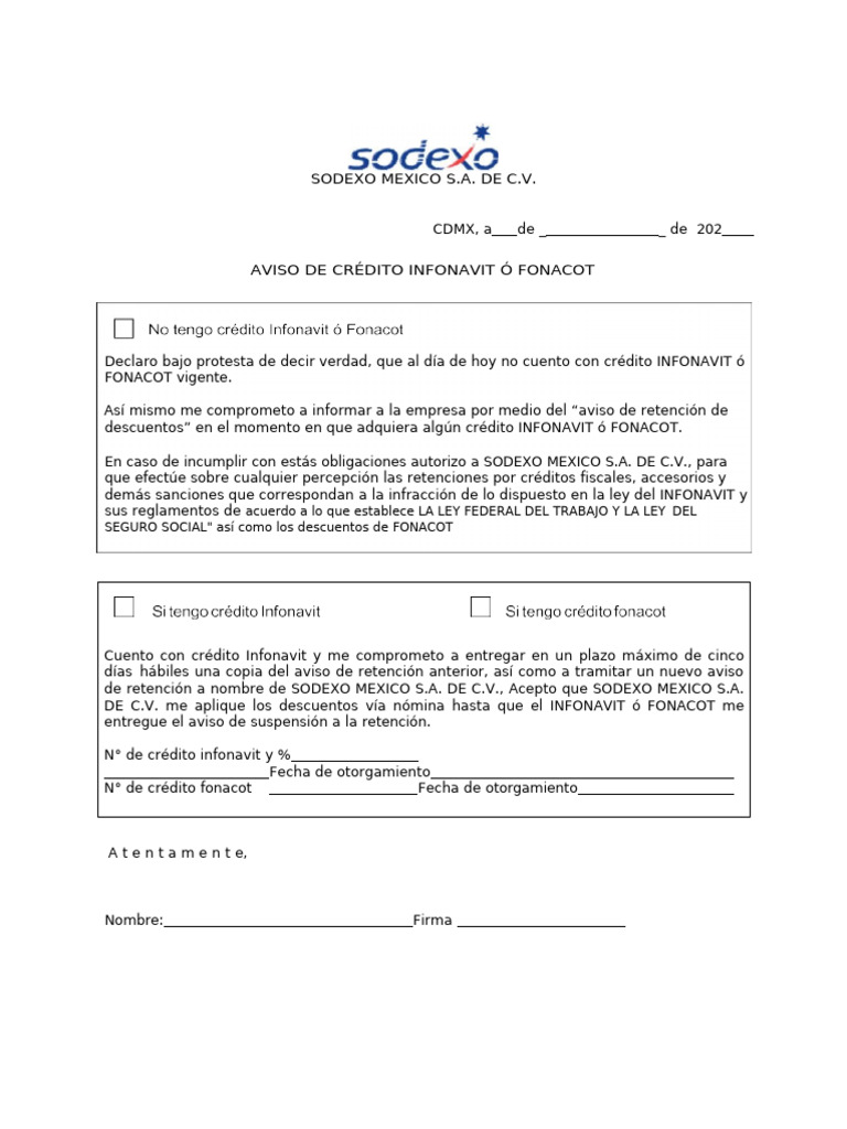 Kit FORMATO NUEVO INFONAVIT JUL 2021 | PDF