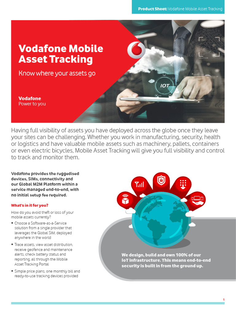 Vodafone Mobile Asset Tracking | PDF | Internet Of Things | Computing