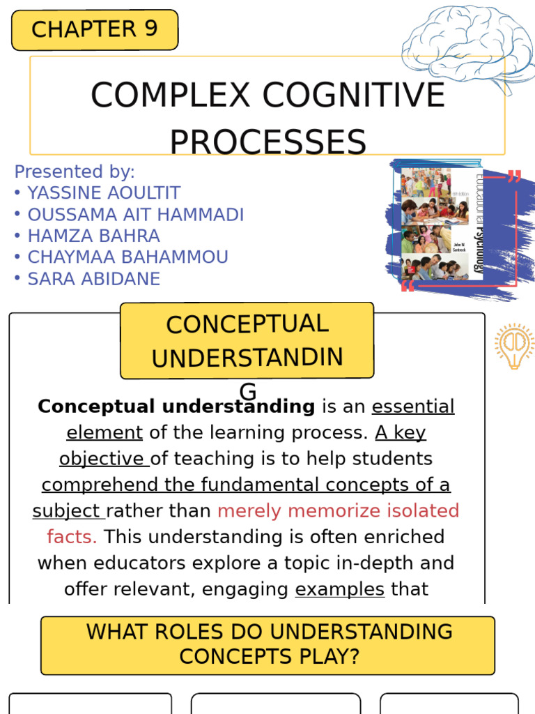 Enhancing Complex Cognitive Processes | PDF | Reason | Thought
