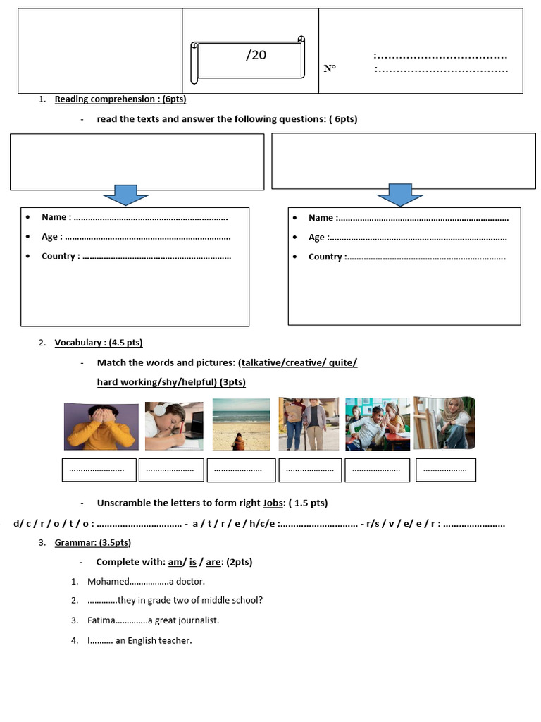 7TH Global Test Version B | PDF