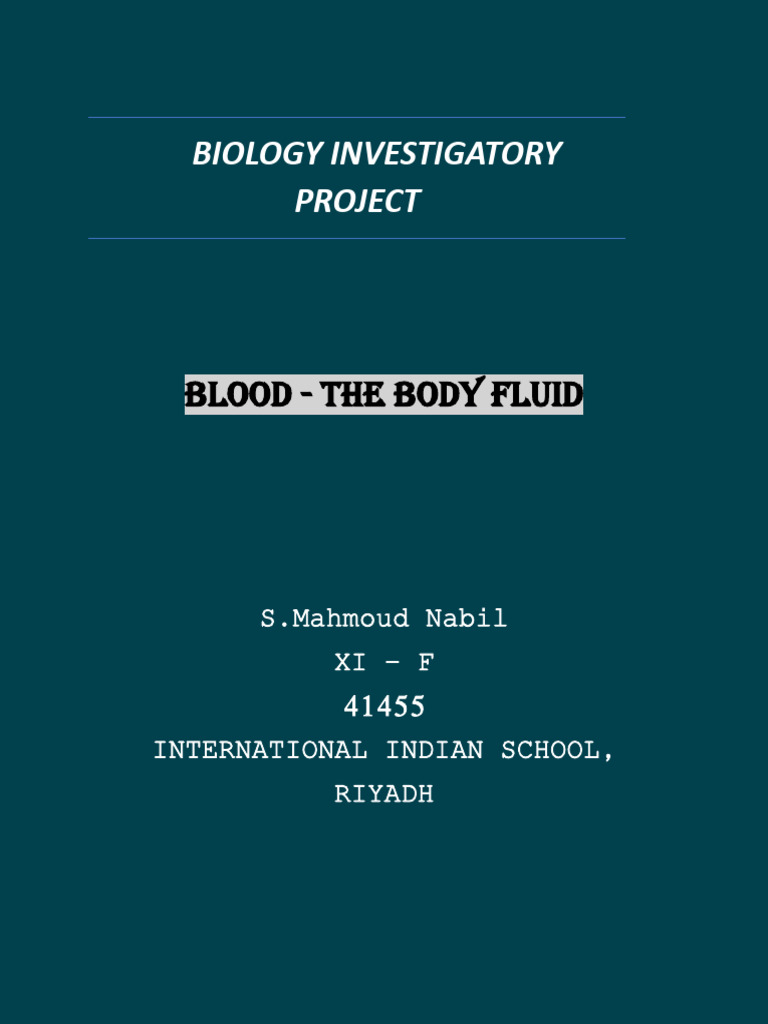 Biology Project Pdf Heart Valve Heart