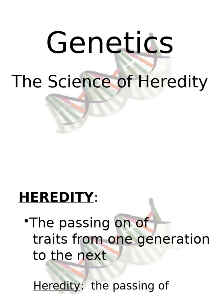 Genetics Overview: Heredity and Traits | PDF