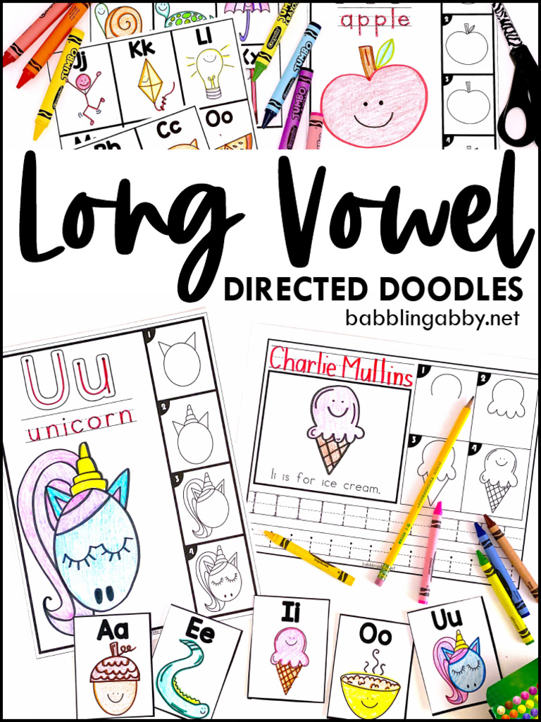 Long Vowel: Directed Doodles | PDF