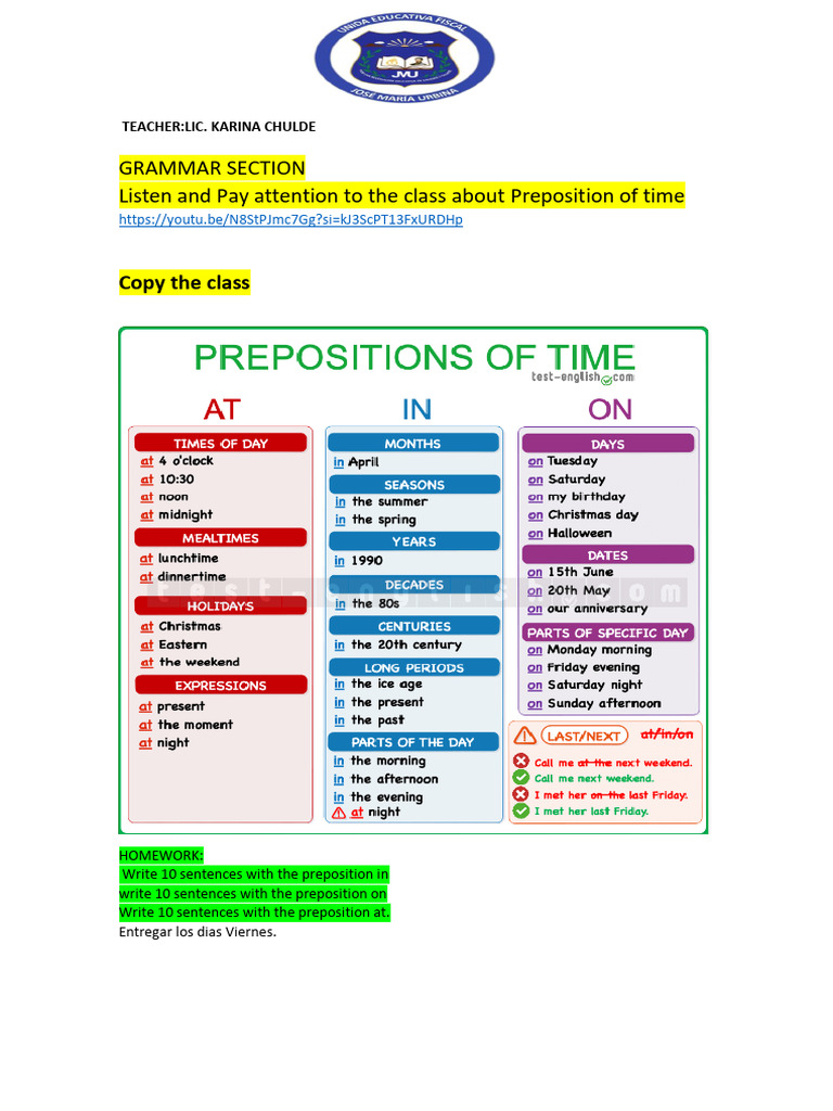 Grammar Section | PDF